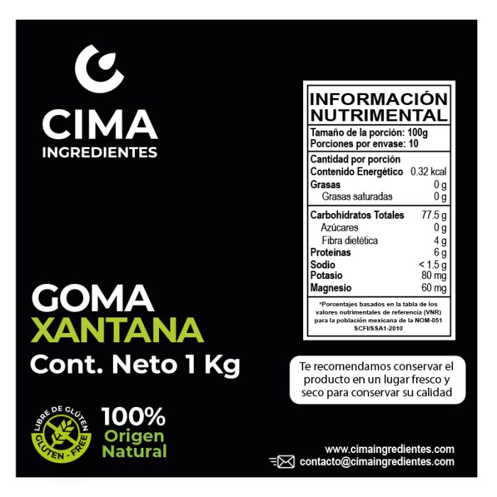 Goma Xantana – CIMA INGREDIENTES