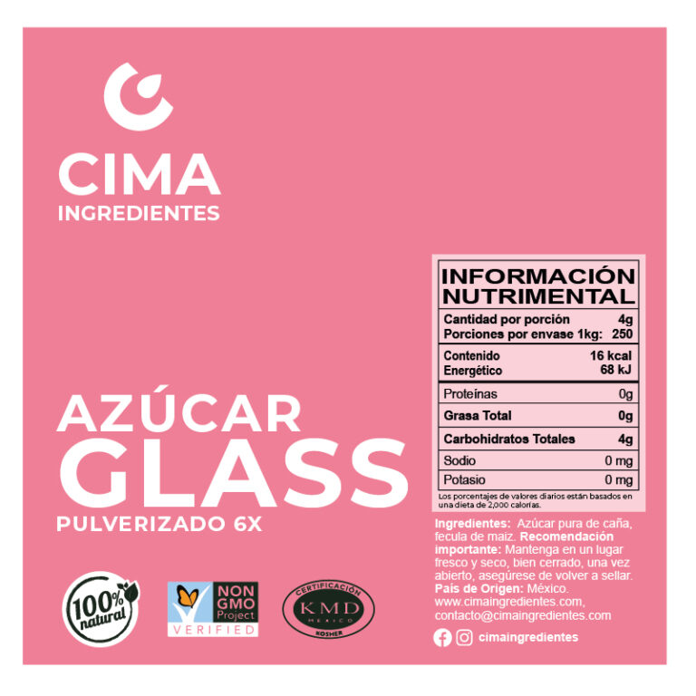 Azúcar Glass – CIMA INGREDIENTES